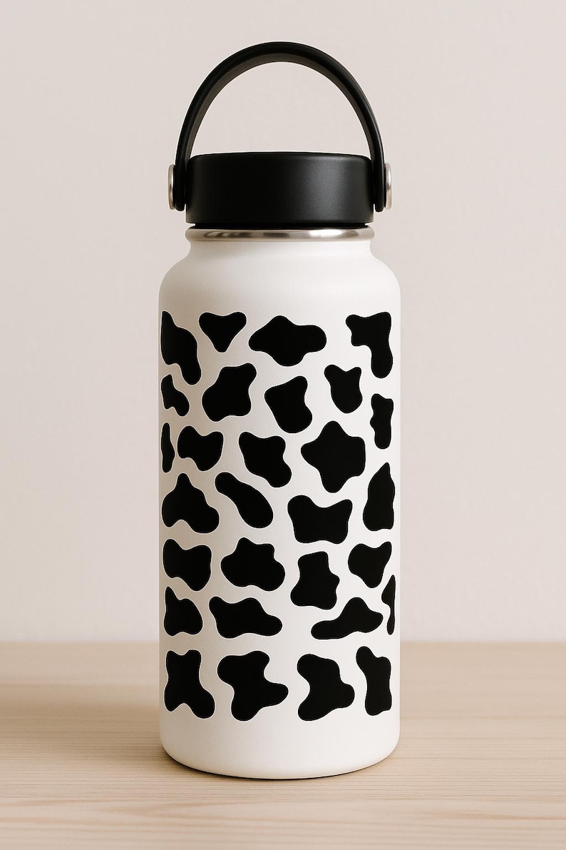 Cow Print Vinyl Sheet: Waterproof Permanent Decal (12x12) - Etsy