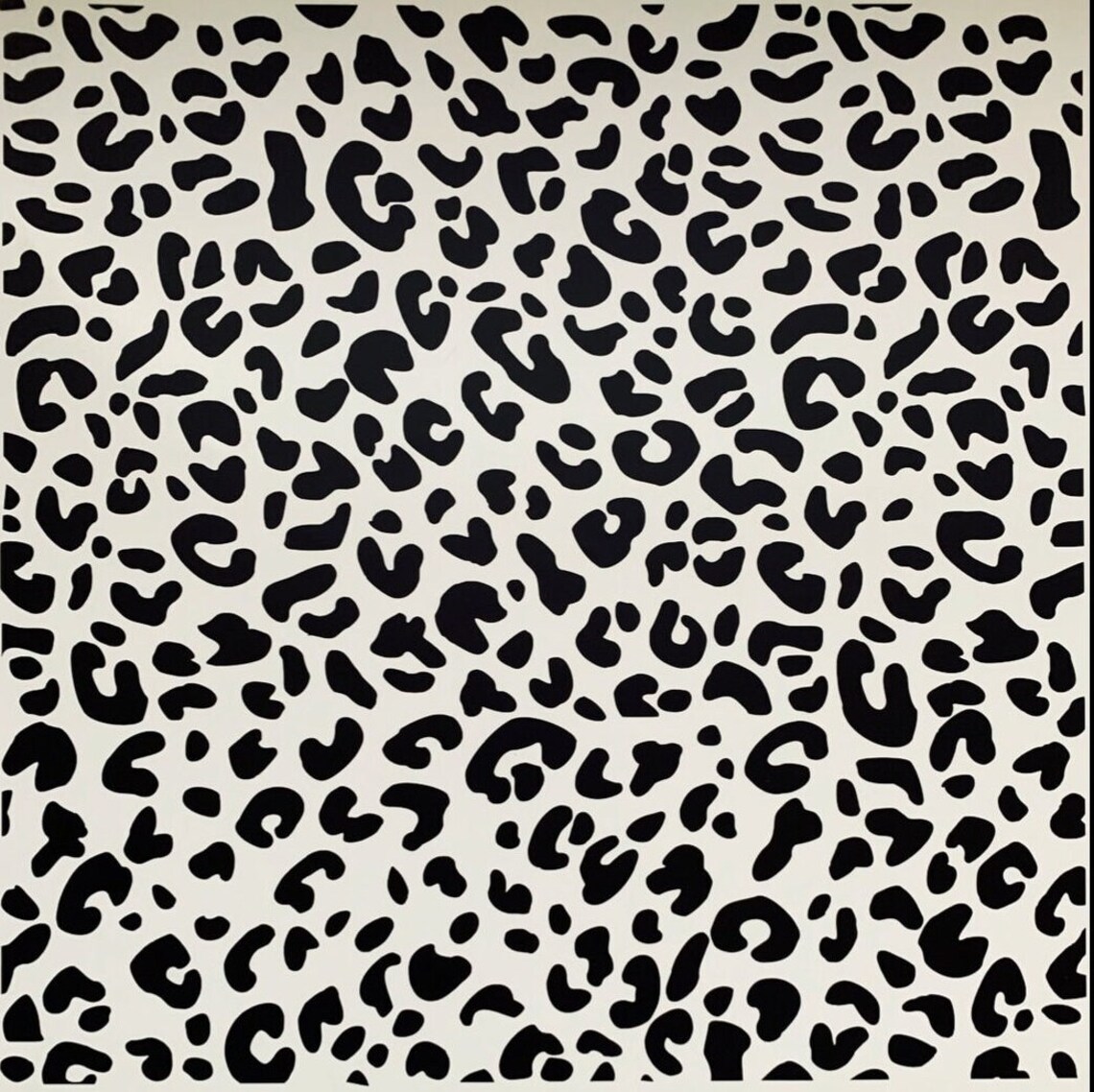 Leopard Print Decal Leopard Print Vinyl Decal Calcomanía Con Estampado ...