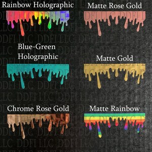 Drip Decal | Drip Sticker | Vinyl Drip Decal | Dripping Sticker | DIY ...