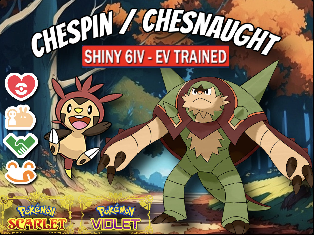Pokemon X And Y Chesnaught Card