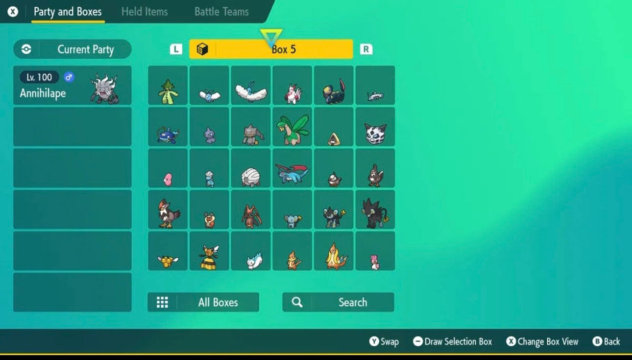 Pokemon Scarlet & Violet Complete Paldea Pokédex Shiny/non/6iv/ev ...