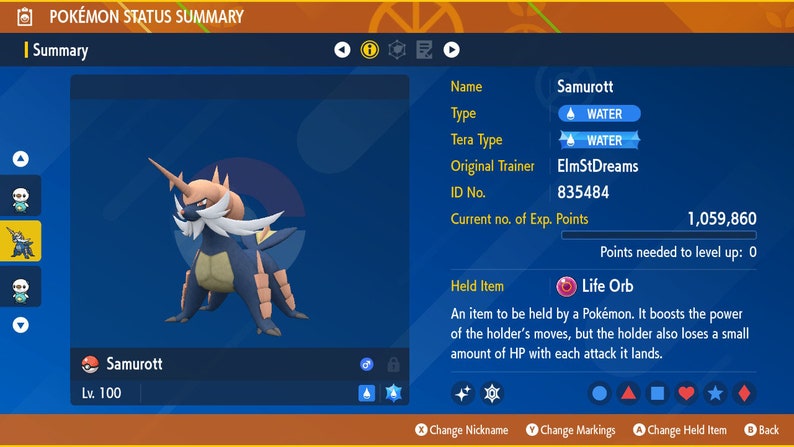 Pokemon Scarlet and Violet Shiny 6IV EV Trained Oshawott and - Etsy