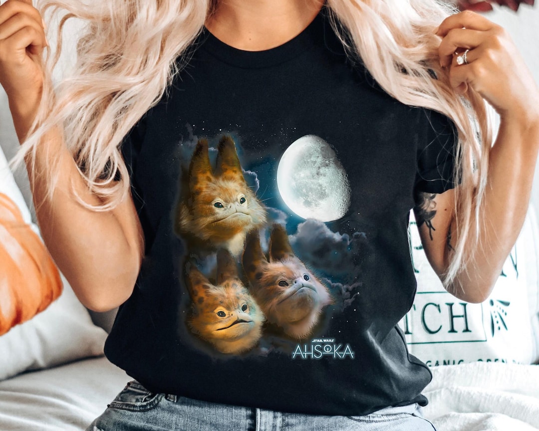 Star Wars Ahsoka Three Loth Cat Moon Comfort Colors Shirt, Star Wars ...