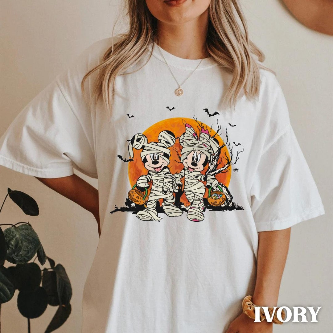 Mickey Minnie Mouse Mummies Costume Shirt, Funny Disney Halloween Tee ...