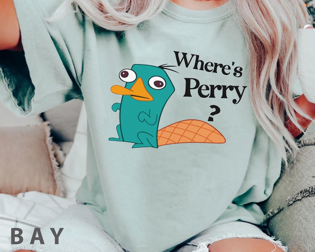 Where's Perry Comfort Colors Shirt, Perry the Platypus T-shirt, Phineas ...