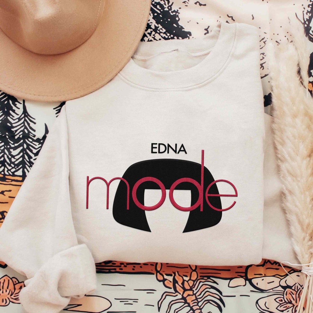 Embroidered the Edna Mode Sweatshirt, Vintage Disney Incredibles ...