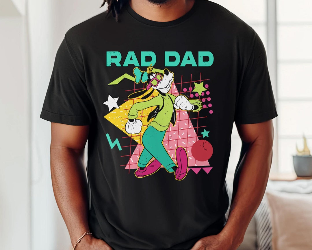 Retro 90s Goofy Rad Dad Comfort Colors T-shirt, A Goofy Movie, Funny ...