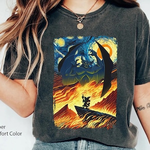 Sorcerer Mickey Mouse Chernabog Starry Night Comfort Colors T-shirt ...