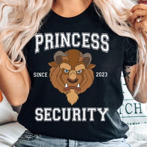 Personalized Princess Security T-shirt, Custom Disney Daddy Est Year ...