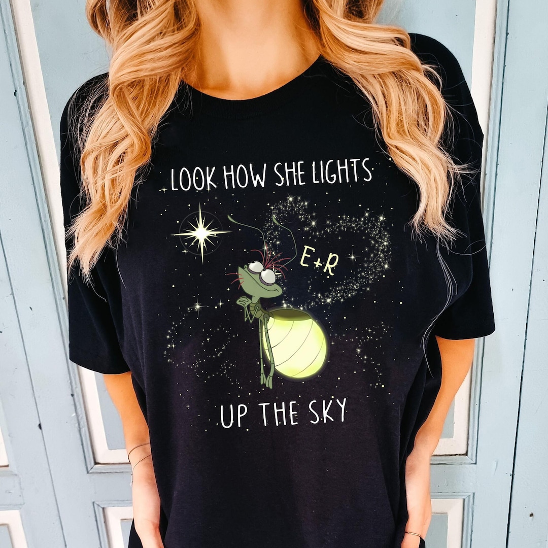 Ray Firefly Evangeline Look How She Lights up the Sky Comfort Colors T ...