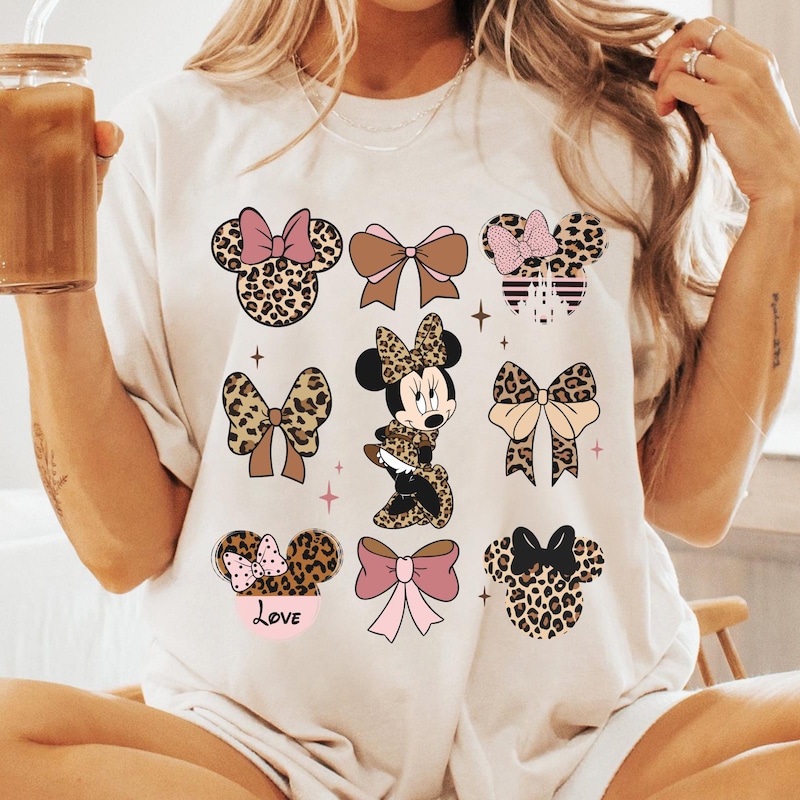 Leopard Minnie Mouse - Etsy