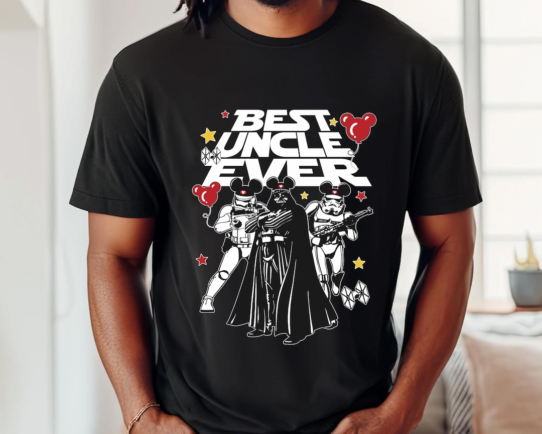 Retro Darth Vader Stormtrooper Best Uncle Ever Comfort Colors Shirt ...