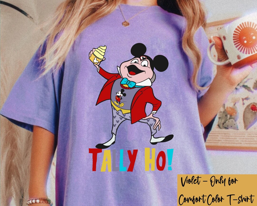 Retro Mr. Toad Tally Ho Comfort Colors Shirt, Mr. Toad's Wild Ride T ...