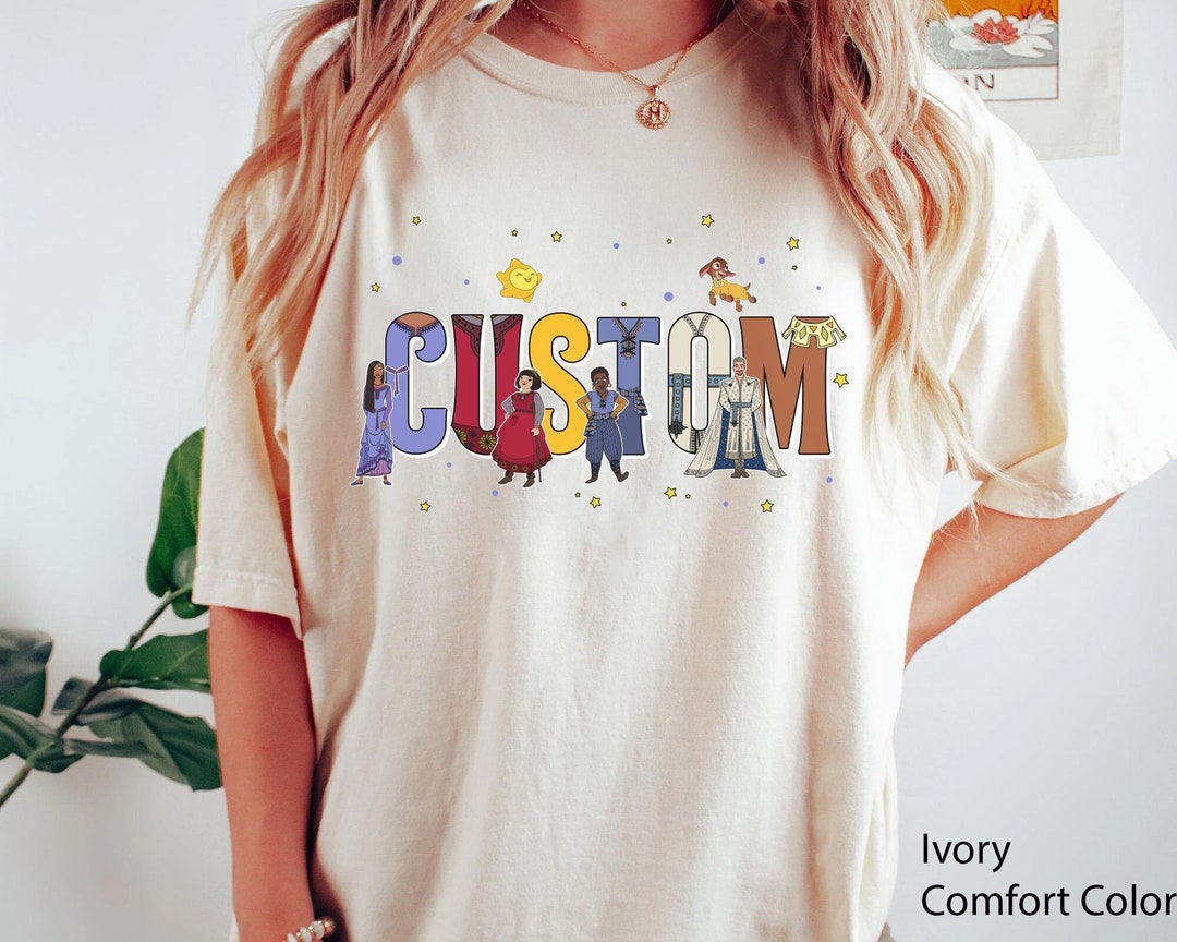Custom Name Wish Movie Comfort Color Shirt, Asha Amaya Star Valentino ...