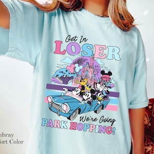 Mickey and Friends Get in Loser We're Going Park Hopping T-shirt ...