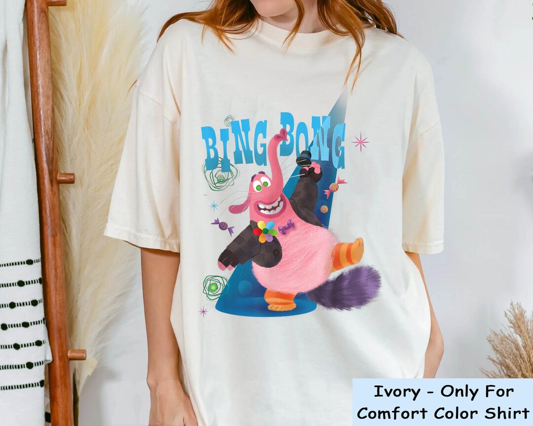 Inside Out Bing Bong Show Comfort Colors Shirt, Vintage Disney T-shirt ...