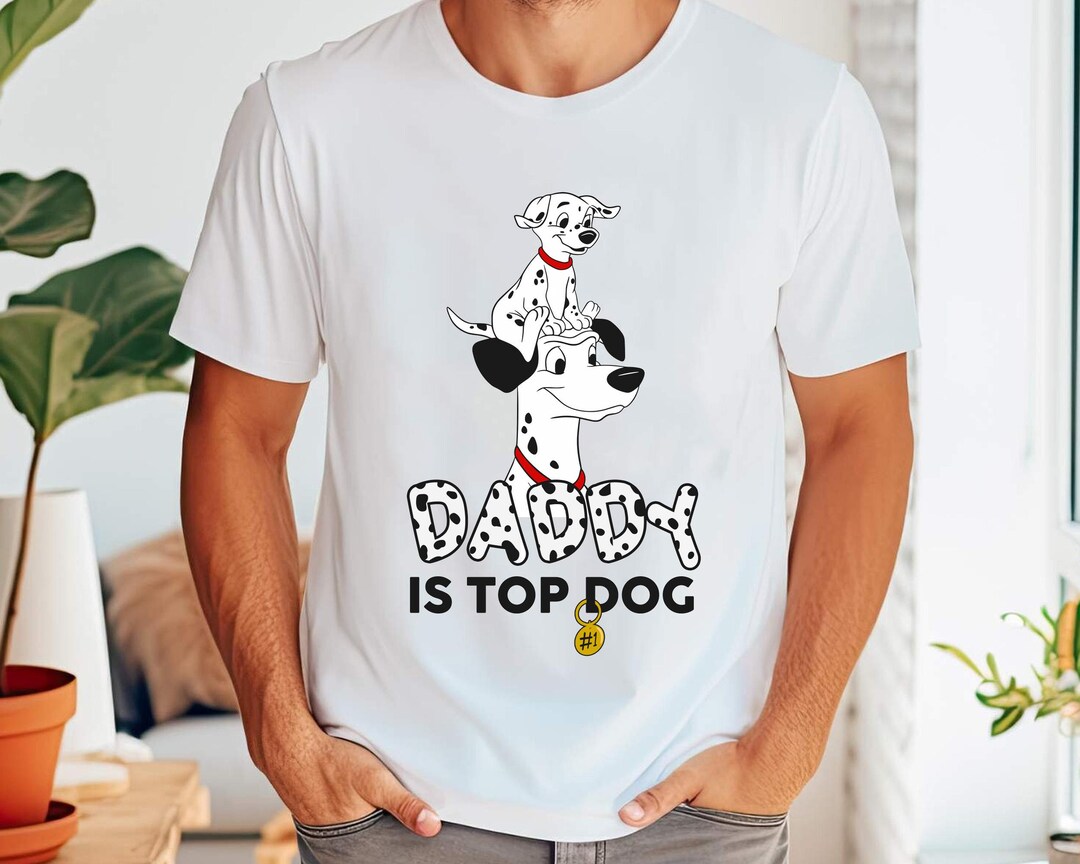 Retro Pongo and Rolly Daddy is Top Dog Comfort Color Shirt, 101 ...