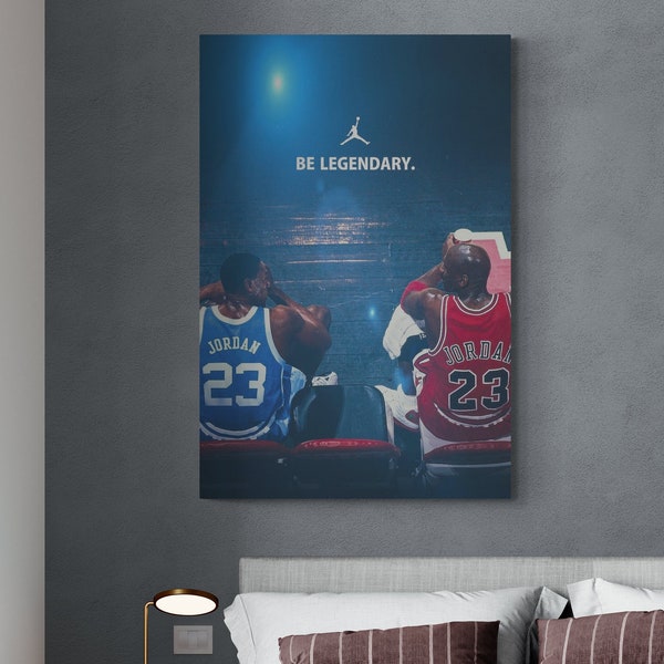 Michael Jordan Be Legendary Poster - Etsy UK