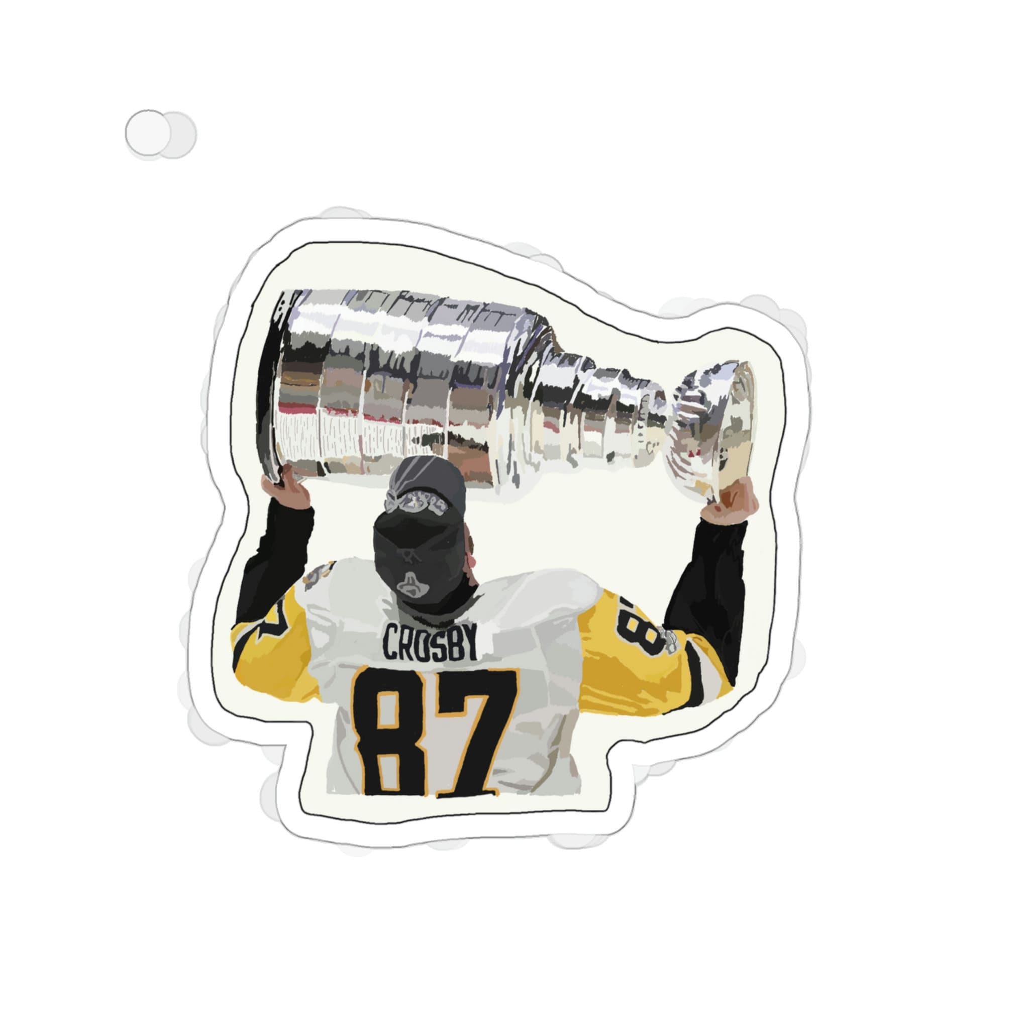 Sidney Crosby Kissing Stanley Cup Sticker - Etsy