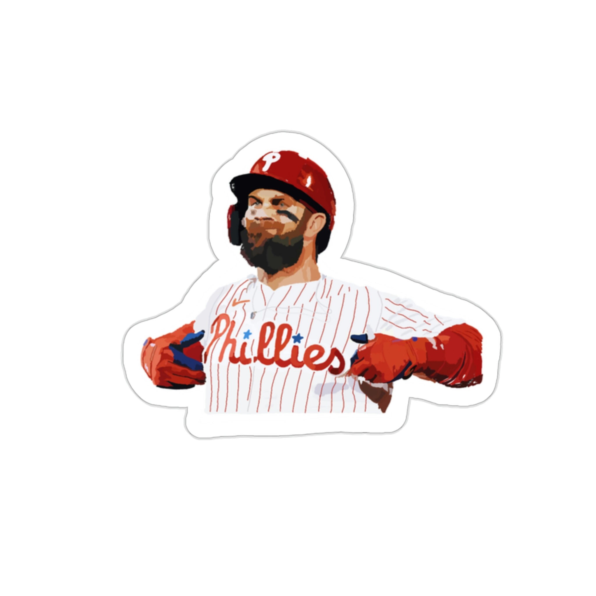 Bryce Harper Phillies Sticker - Etsy