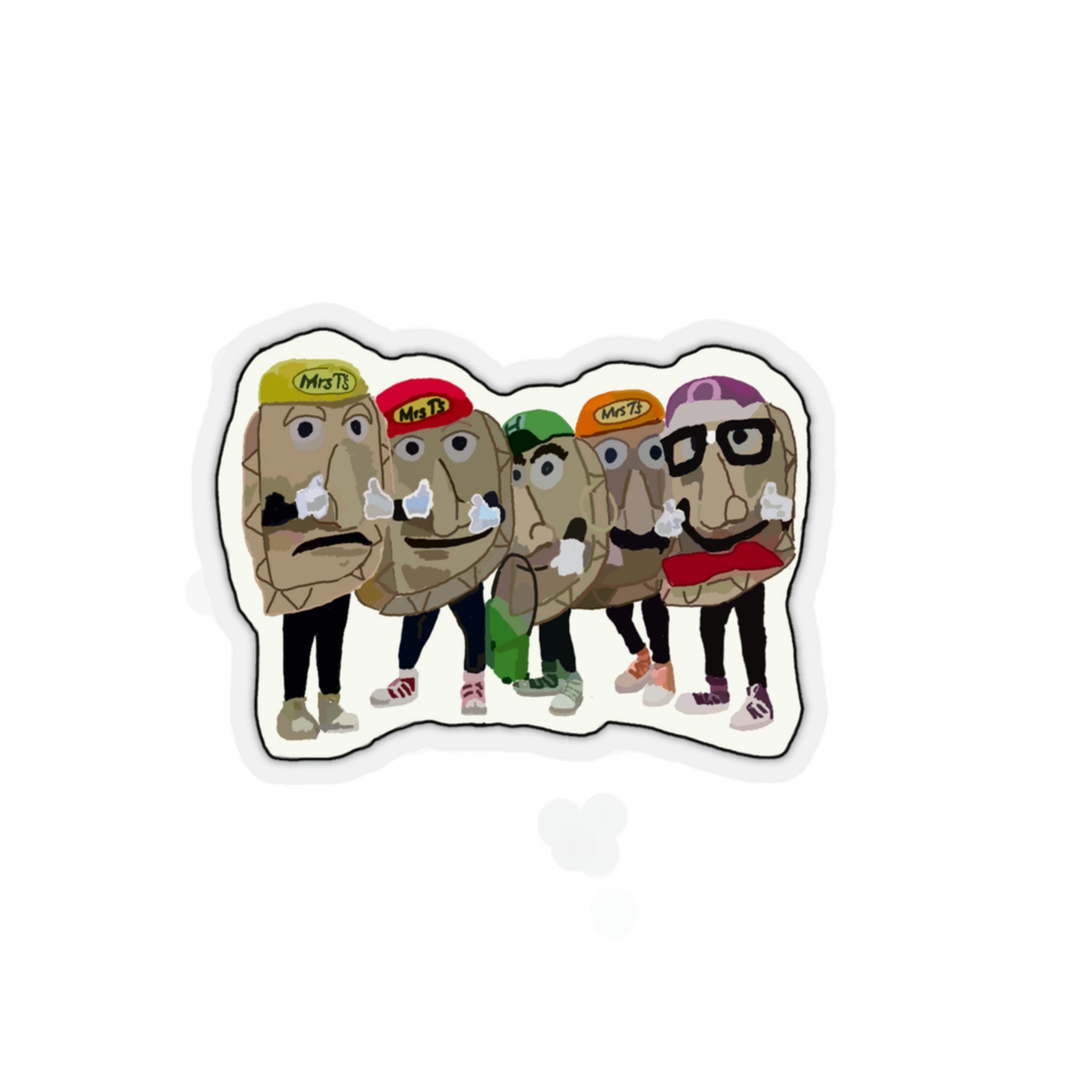 Pittsburgh Pierogi Stickers - Etsy