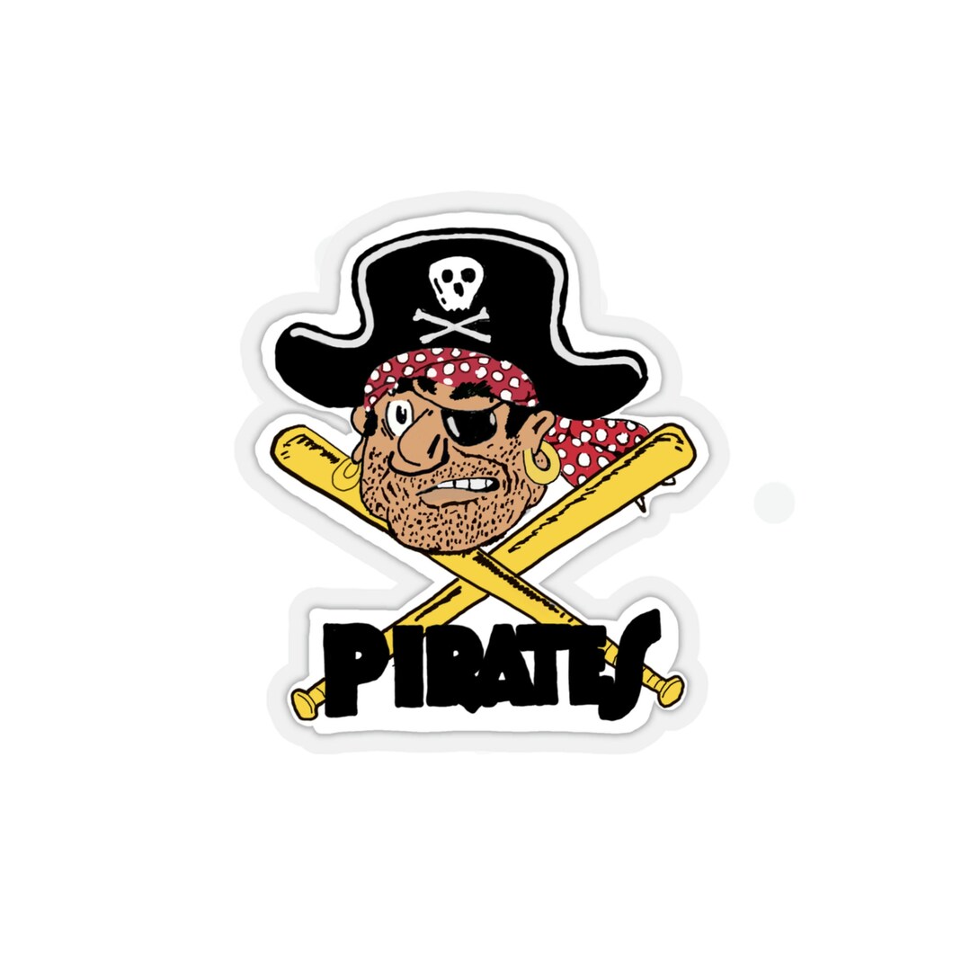 Vintage Pirate Logo Sticker - Etsy