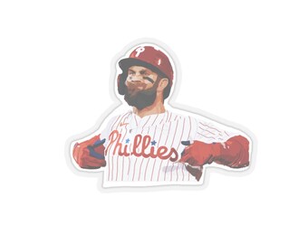 Bryce Harper, Philadelphia Phillies, MLB Sticker - Etsy
