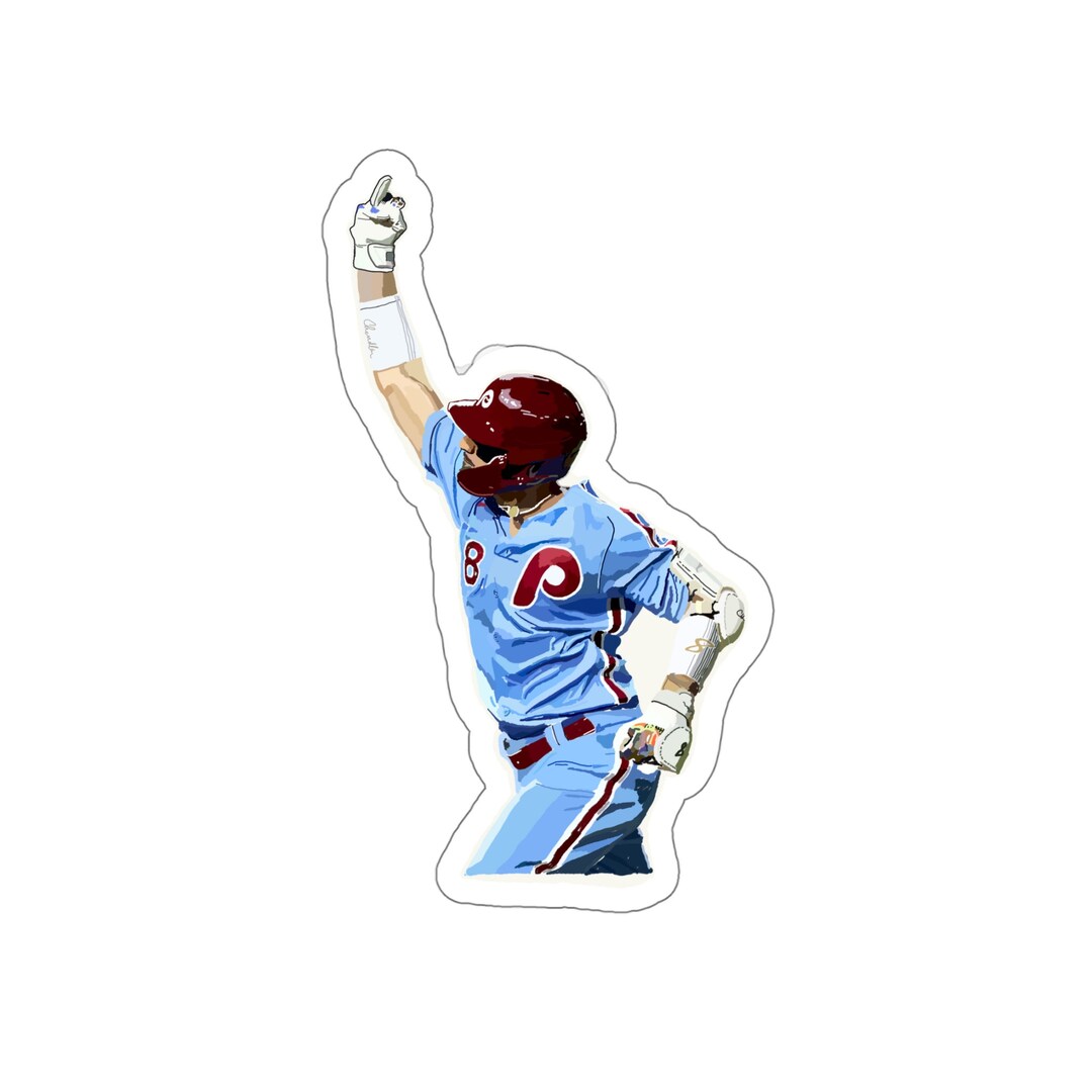 Nick Castellanos Flipping off Sticker - Etsy