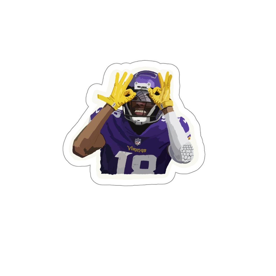 Justin Jefferson Griddy Sticker - Etsy