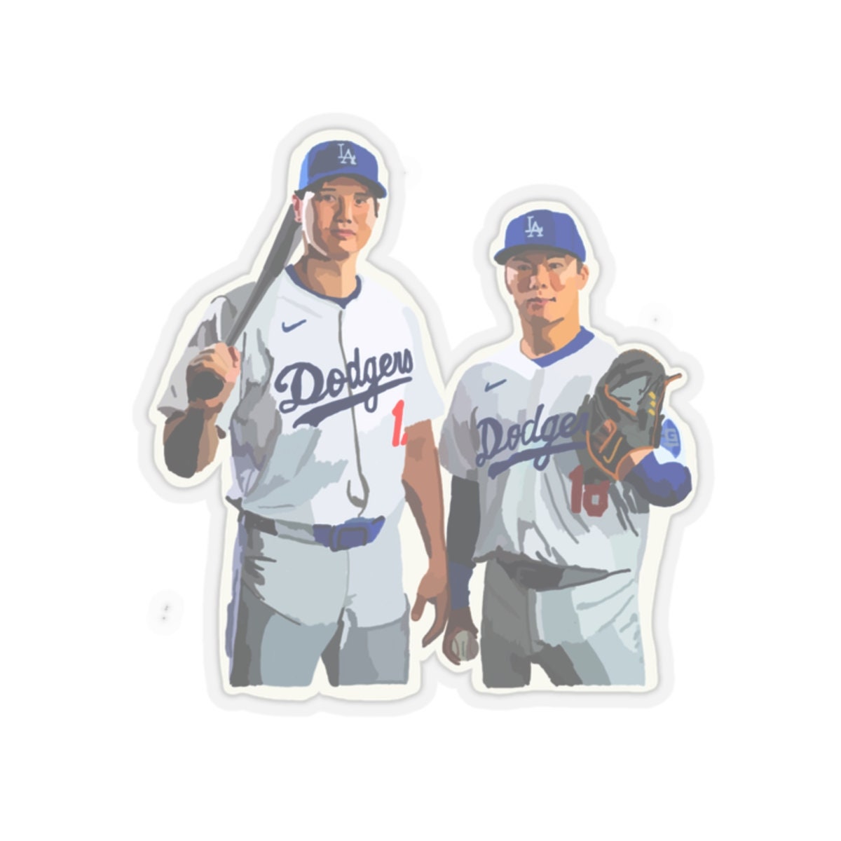 Shohei Ohtani and Yoshinobu Yamamoto Sticker - Etsy