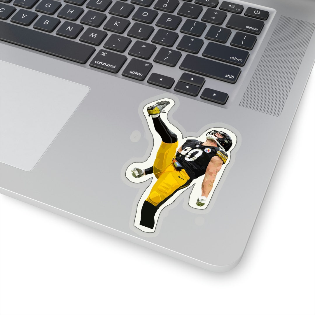 TJ Watt Kick Sticker - Etsy