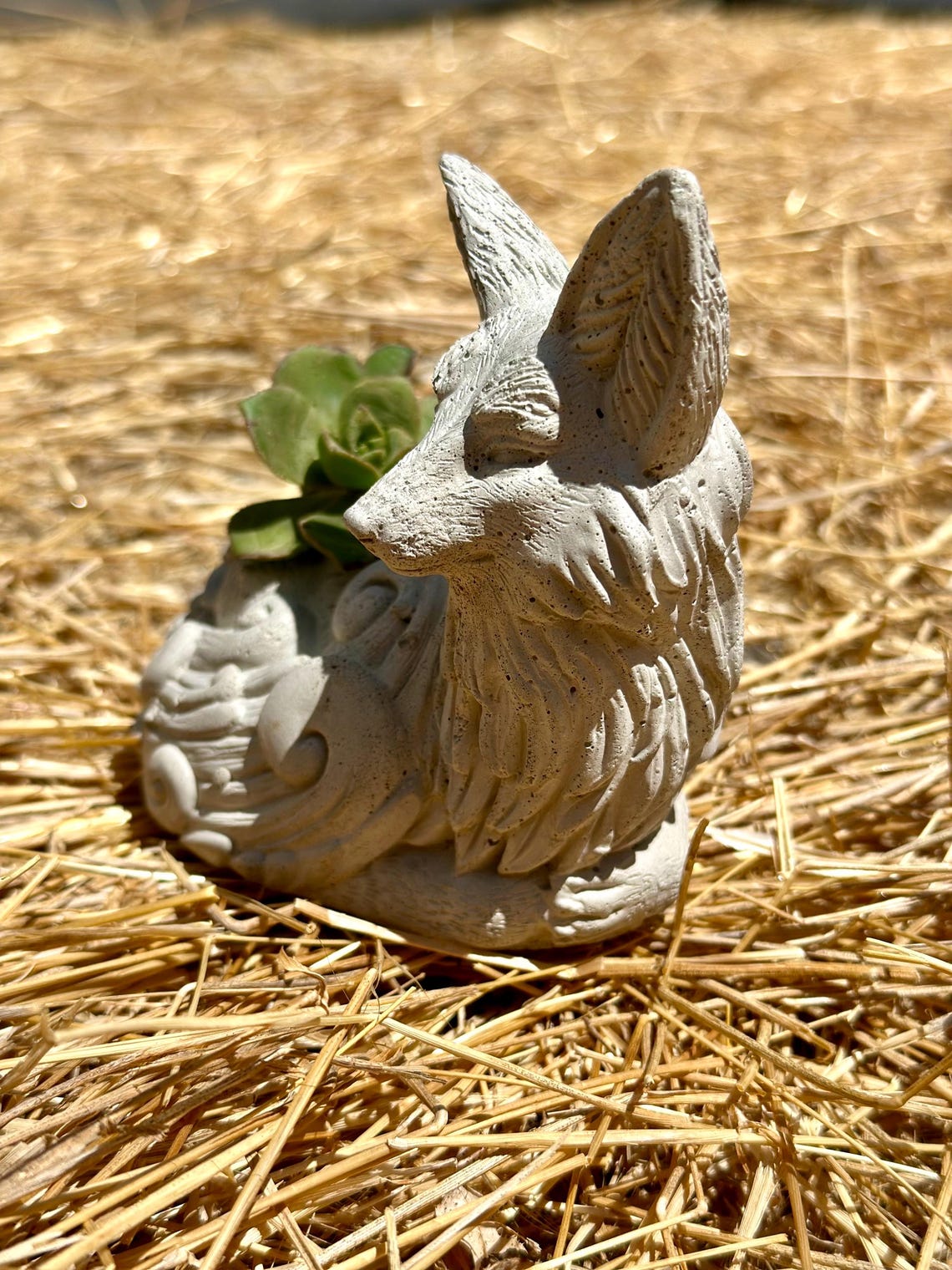 Concrete Fox Pot, Industrial, Home Decor, Urban Design, Cement Pots ...