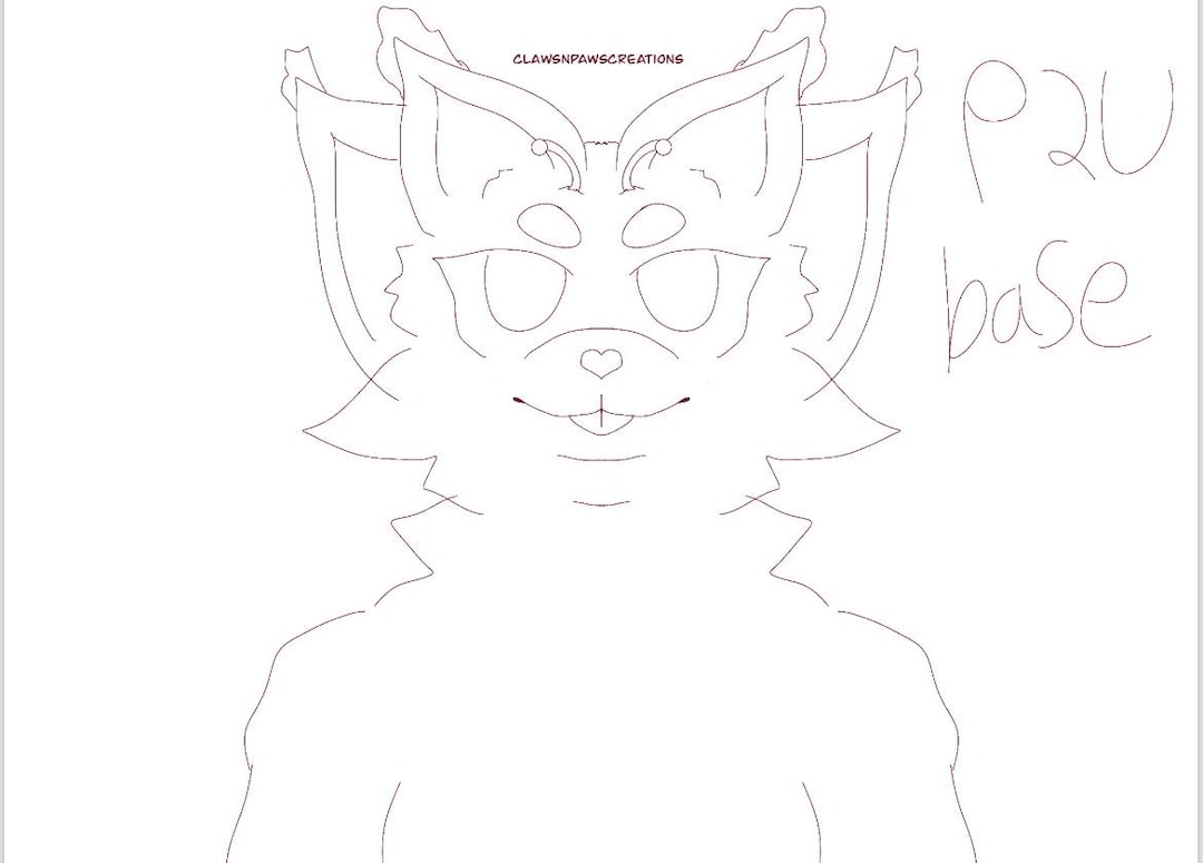 P2U Furry Art Base - Etsy