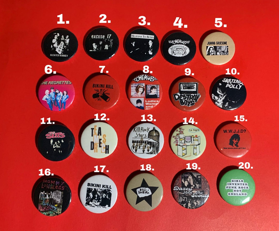 Riot Grrrl Pins - Etsy