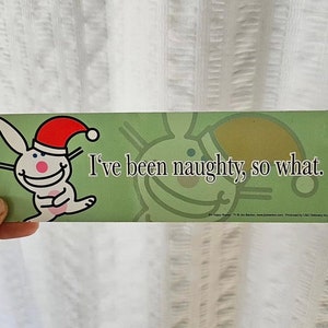 It’s Happy Bunny Stickers, Bumper Vinyl Stickers - Etsy