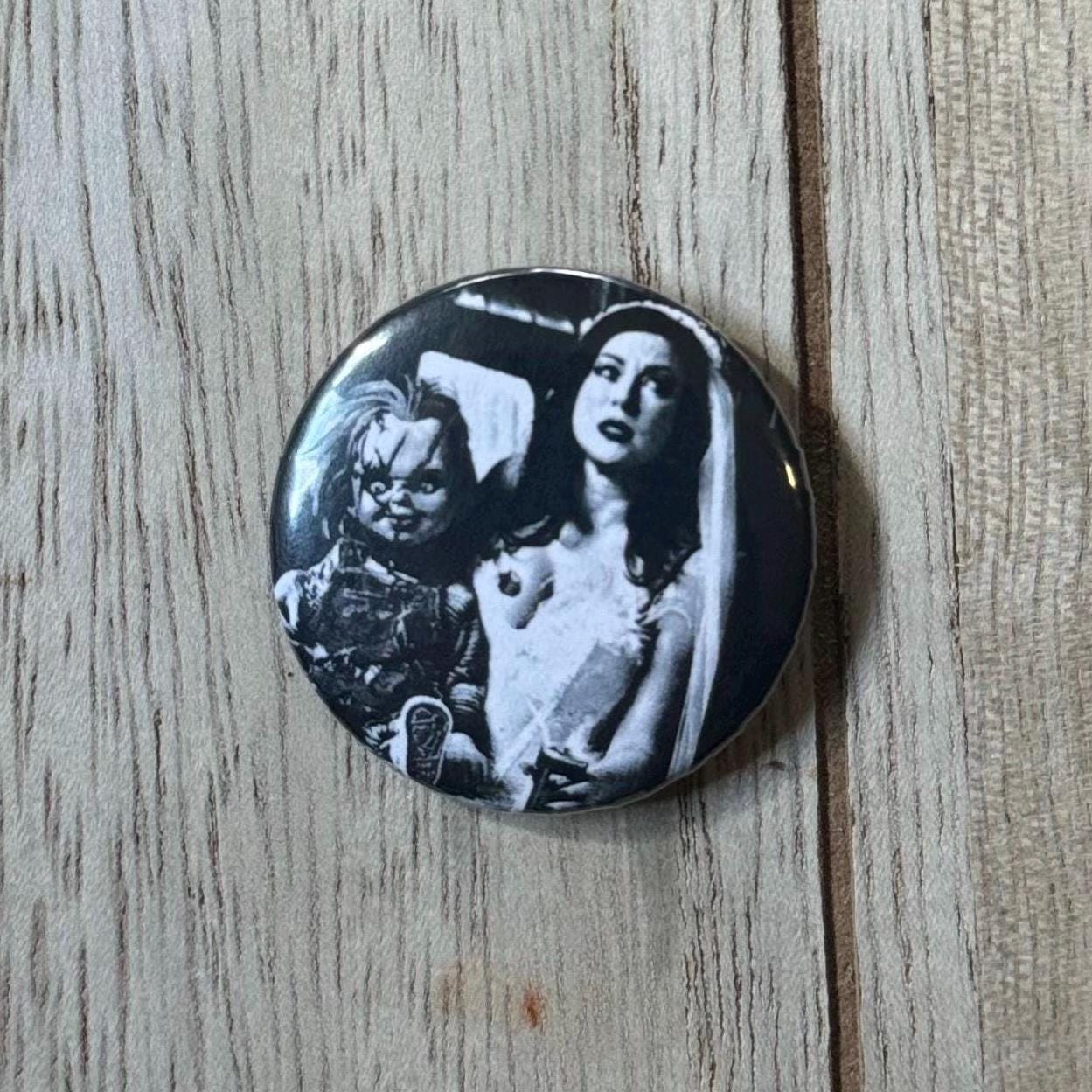Horror Movie Slasher Duo Button Pins: Chucky, Scream, Terrifier (37mm ...
