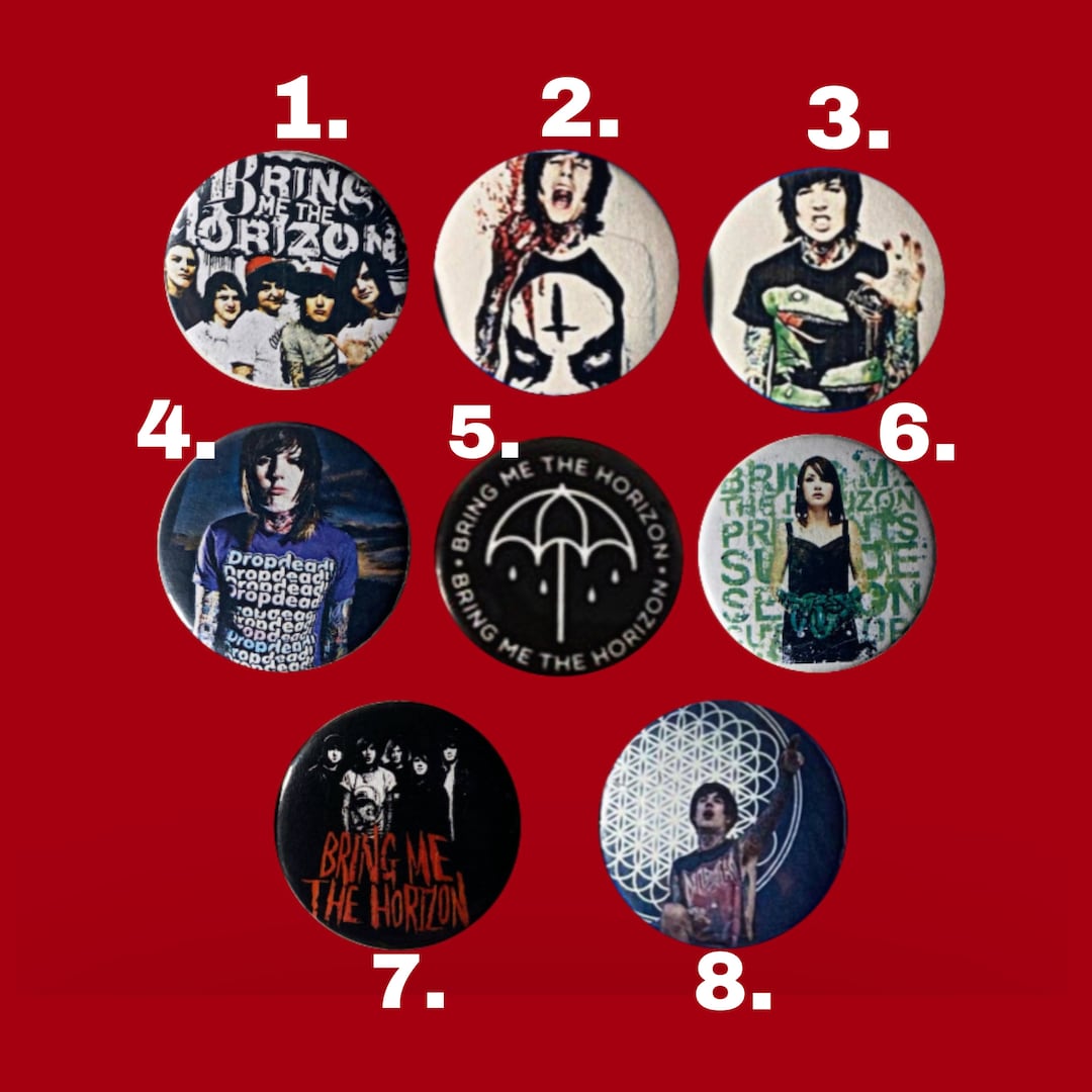 Bring Me the Horizon BMTH Emo Band Pins - Etsy
