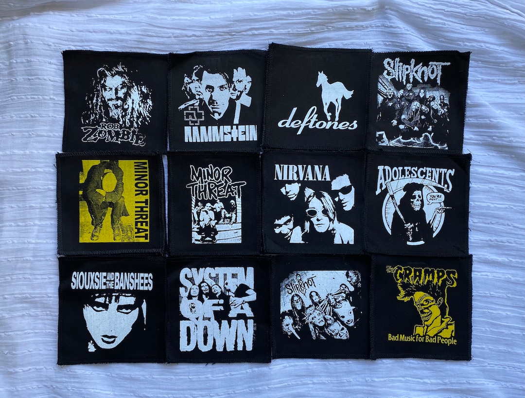 Punk, Grunge, Horror, Riot Grrrl Patches, Mbv - Etsy