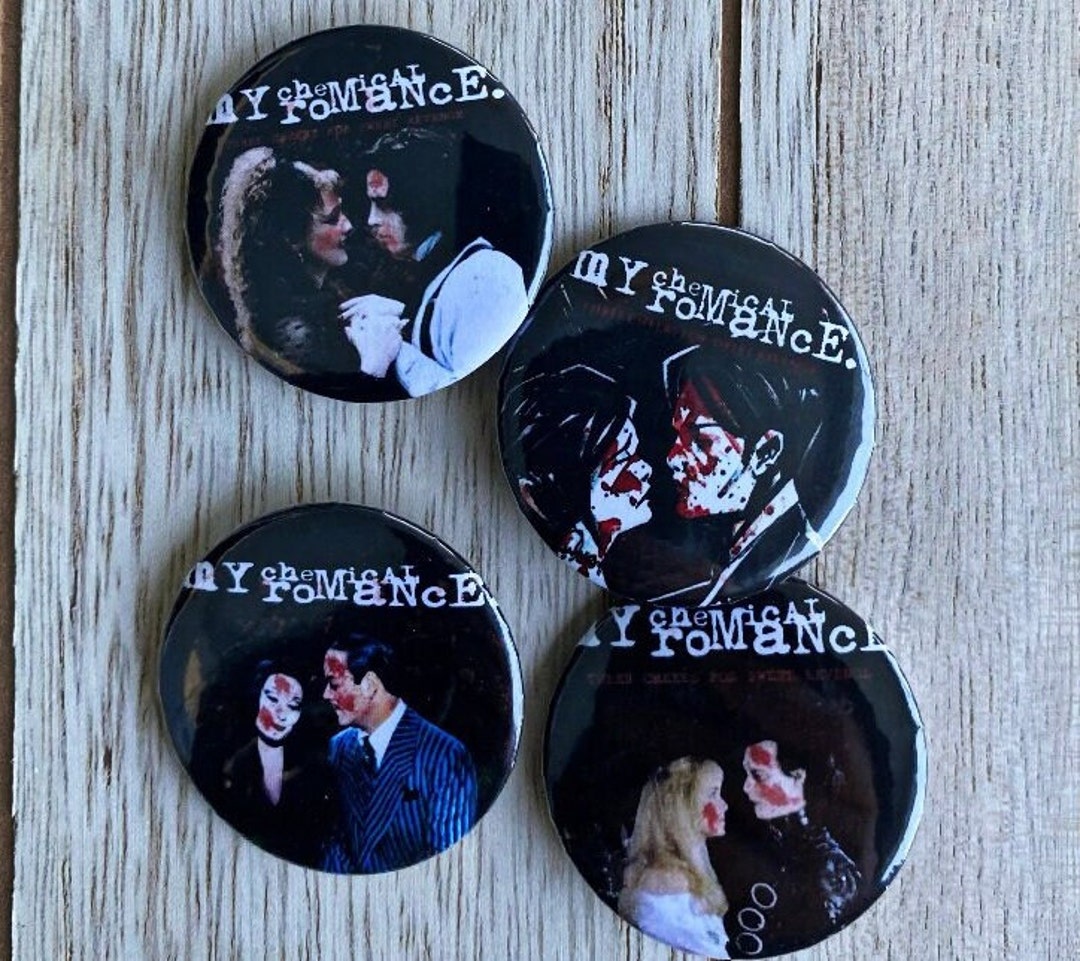 My Chemical Romance, MCR Horror Movie Album Pins, Lisa Frankenstein ...
