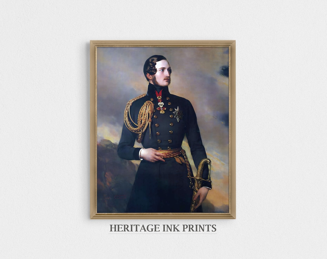 Prince Albert Portrait Oil Painting | Moody Digital Printable | Royal ...