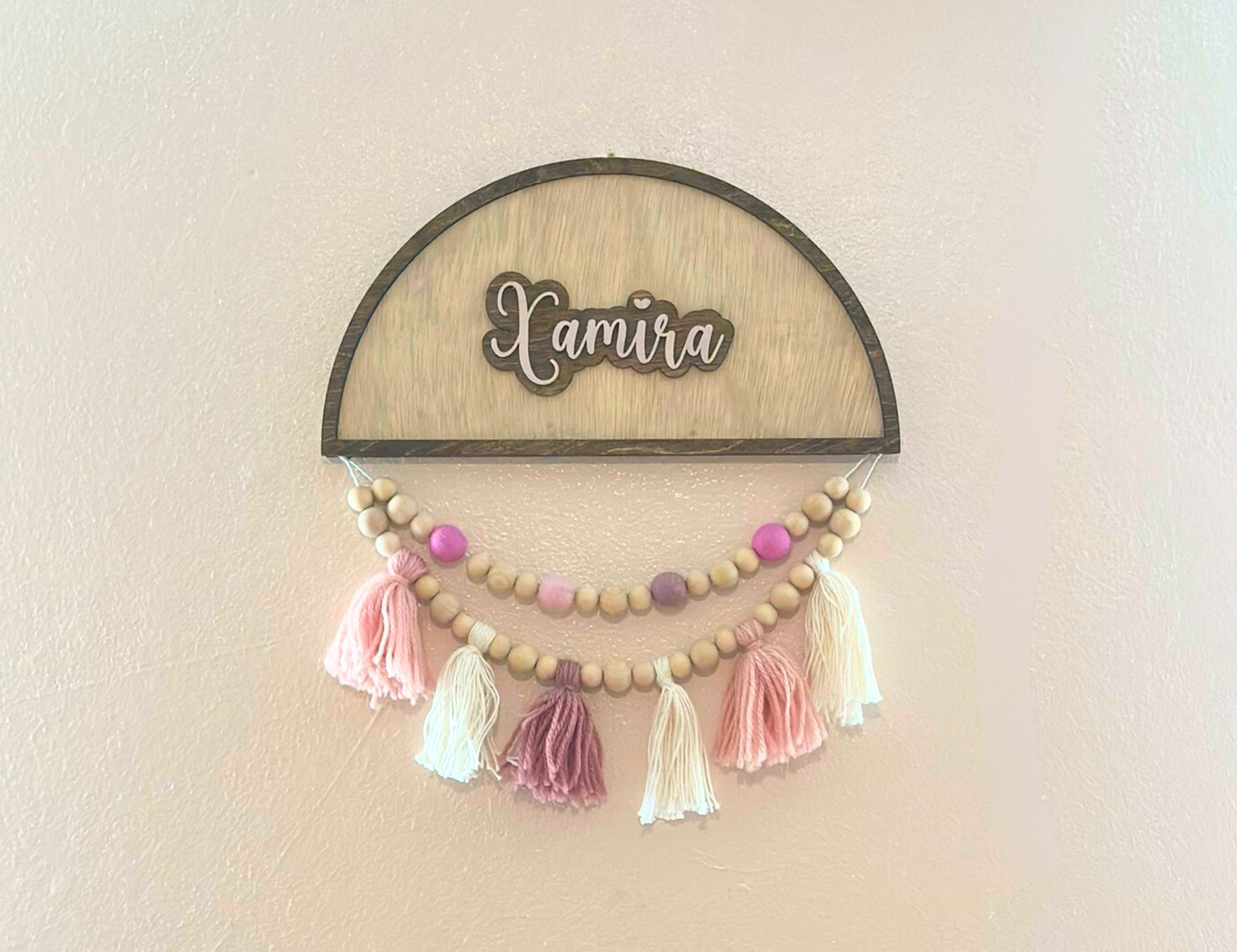 Prénom pour chambre d'enfant, décoration murale personnalisée, nom de ...