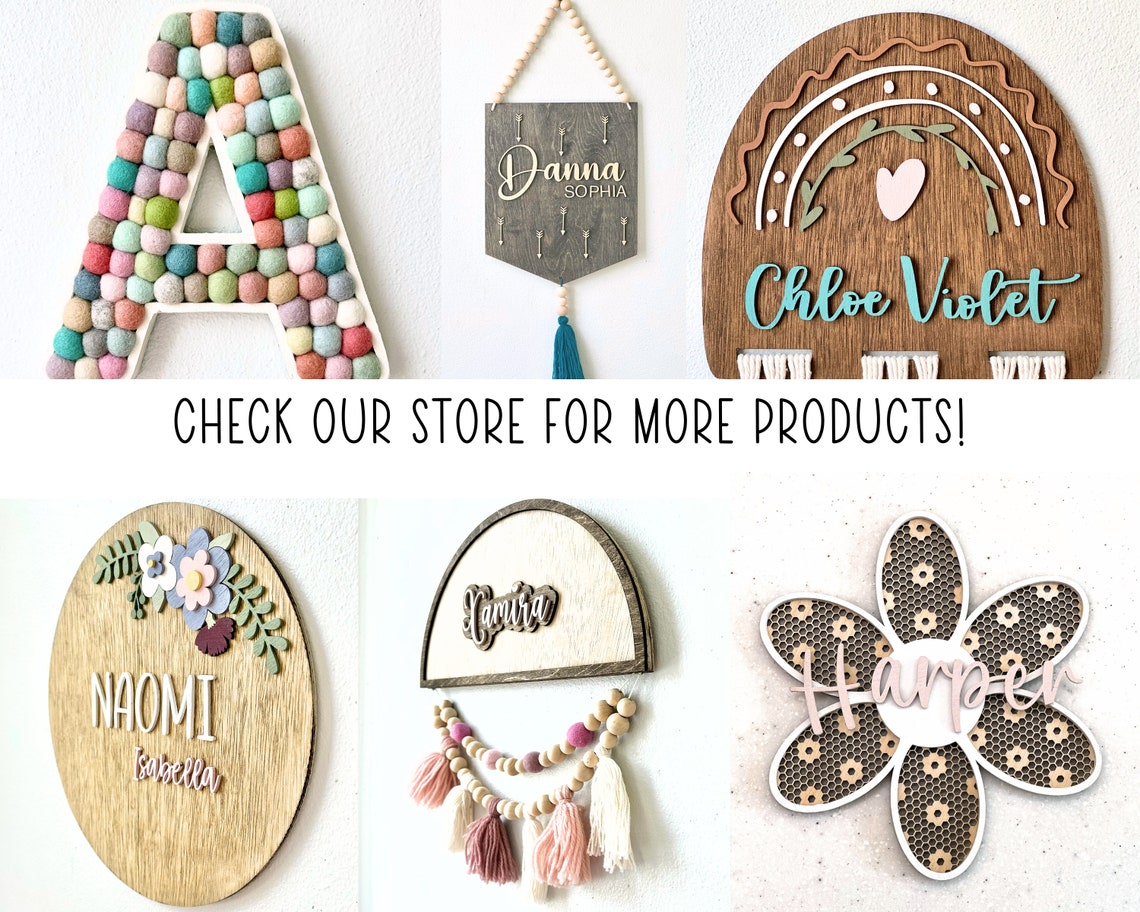 Last Name Wood Sign Classroom Door Decor Principal Office - Etsy