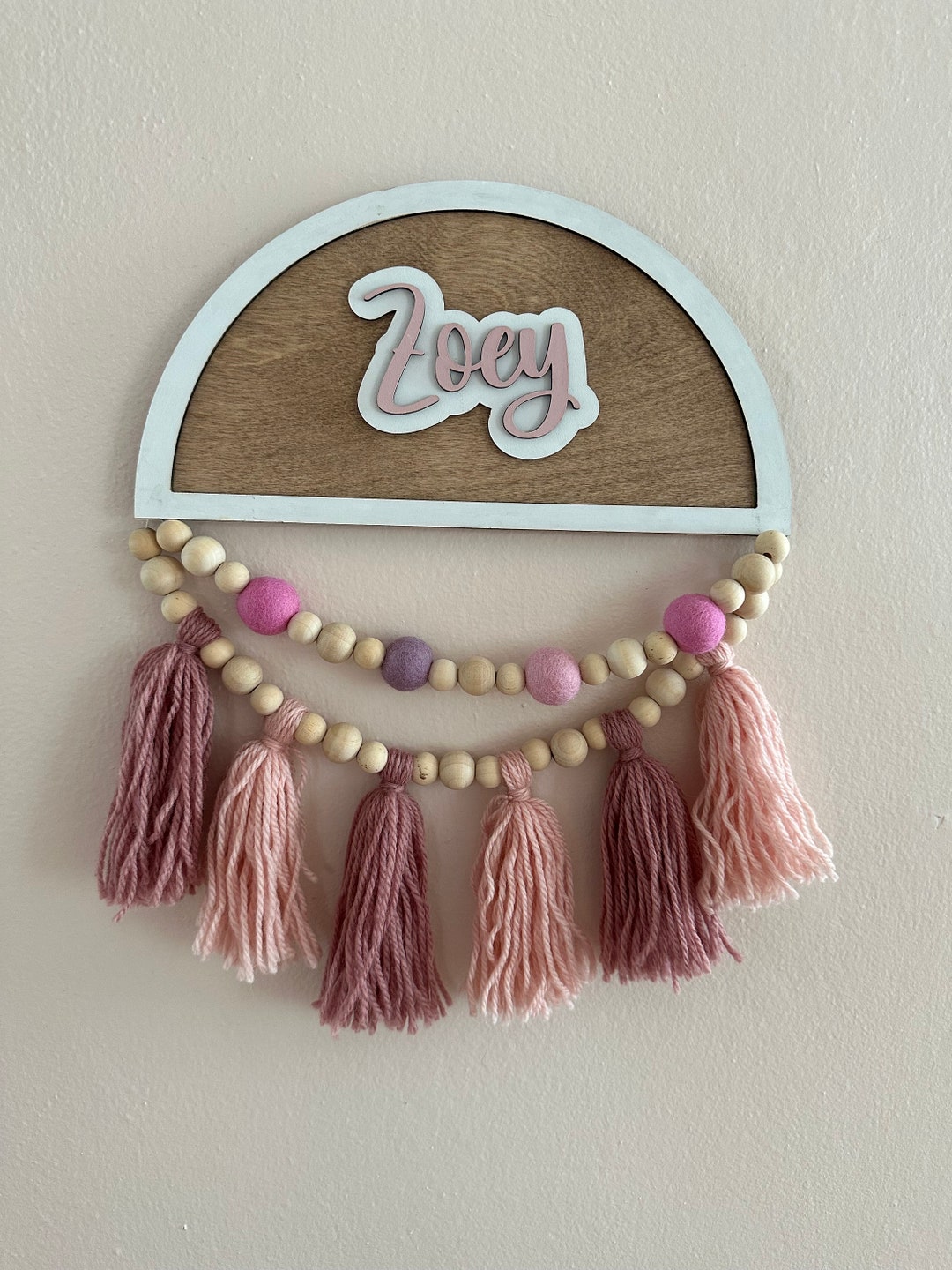 Prénom pour chambre d'enfant, décoration murale personnalisée, nom de ...