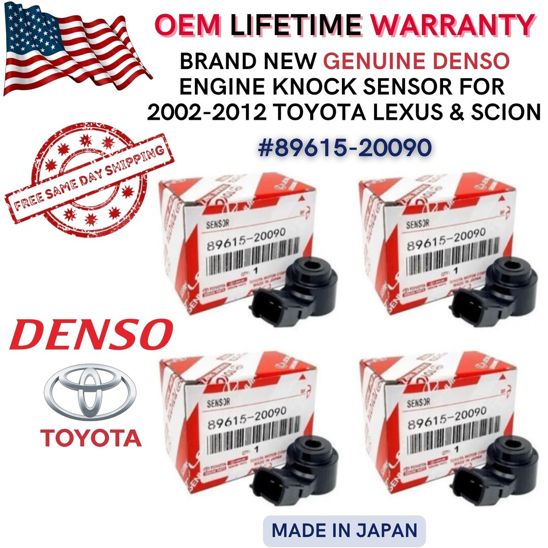 OEM NEW Genuine X4 DENSO Engine Knock Sensors for 2004-2012 - Etsy