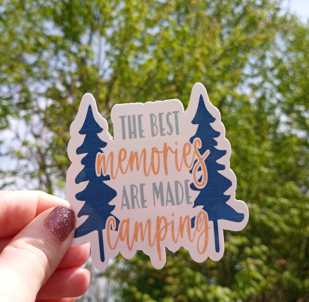 Camping Sticker Camper Sticker Funny Outdoor Sticker Laptop Sticker ...