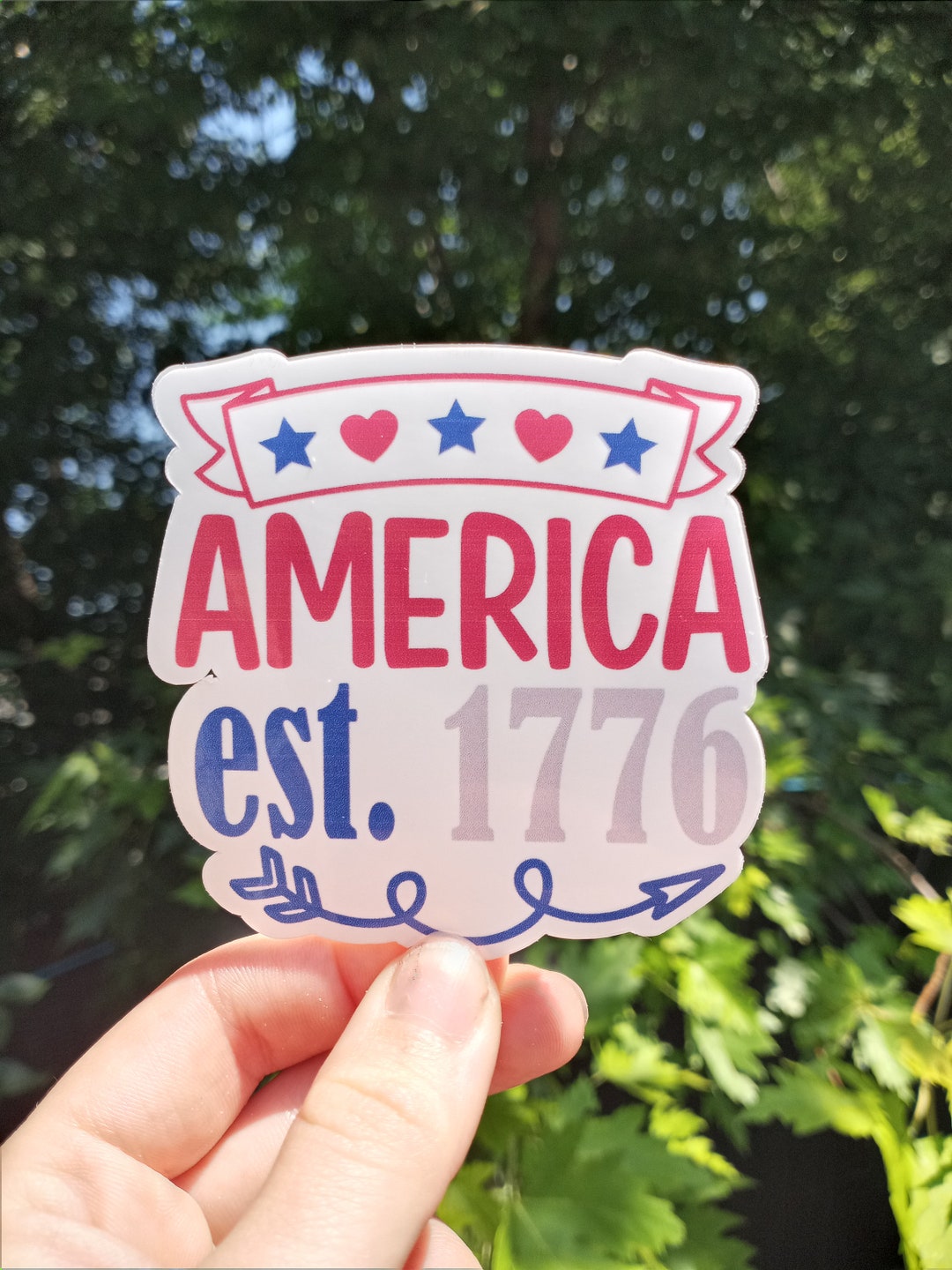 Fourth of July Stickers Envelope Seals USA Stickers - Etsy