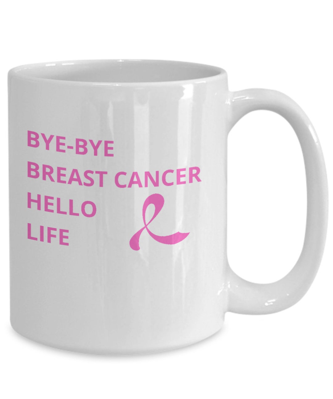 Cancer Survivor Mug, Breast Cancer Survivor, Stronger Than Cancer, Bye ...