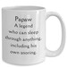 Papaw Mug, Papaw Gift, Papaw Coffee Cup, Papaw Legend - Etsy