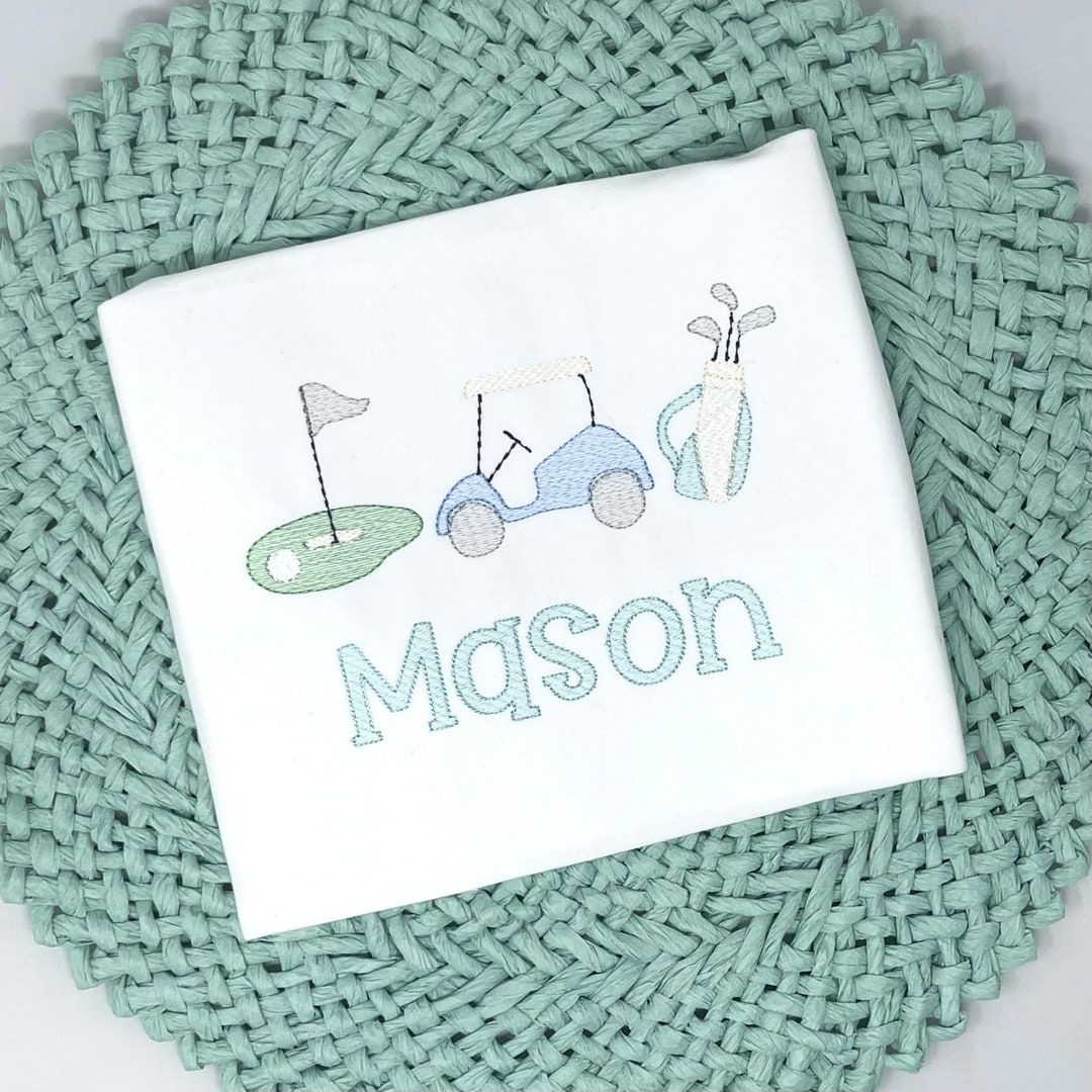 Golf Shirt, Embroidered Golf Shirt, Golf Trio Shirt, Personalized Golf ...