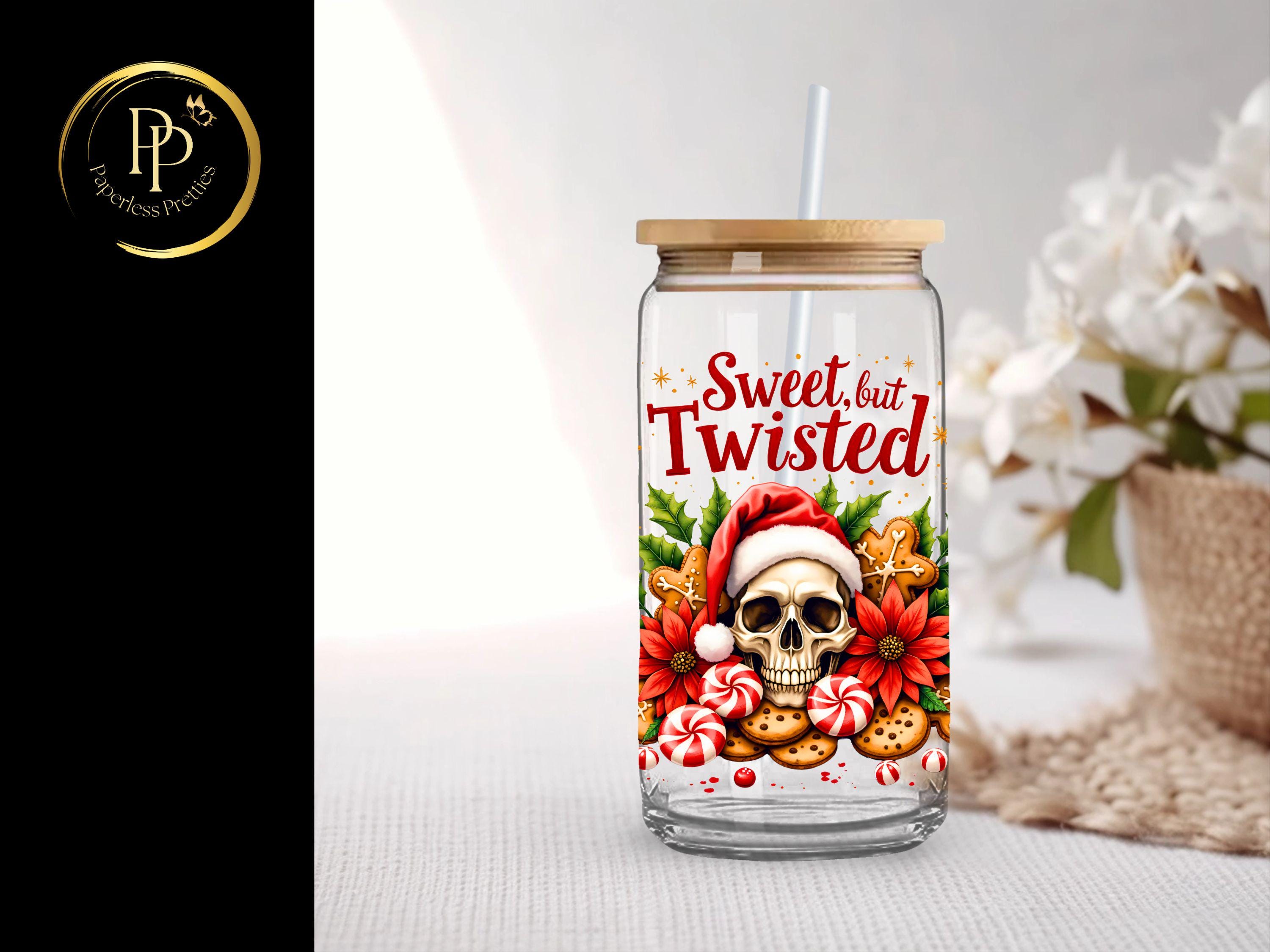 Gothic Christmas Clipart: Sweet but Twisted Skull PNG (digital Download ...